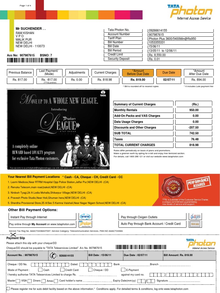 MR Suchender - .: Other Bill Payment Options | PDF | Cheque | Credit Card