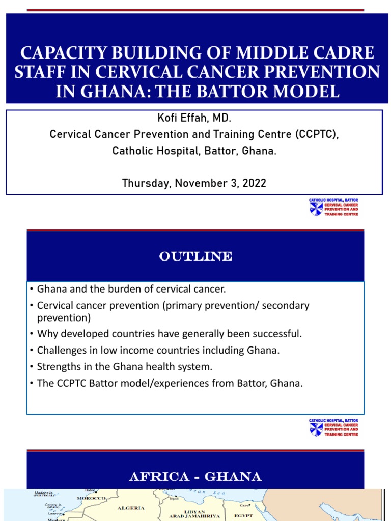 CCPTC Model Prevention Final | PDF | Cervical Cancer | Causes Of Death
