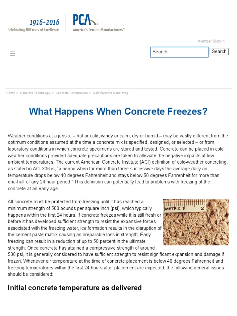 Cold Weather Concreting | PDF | Concrete | Cement Cold Weather Concreting | PDF | Concrete | Cement