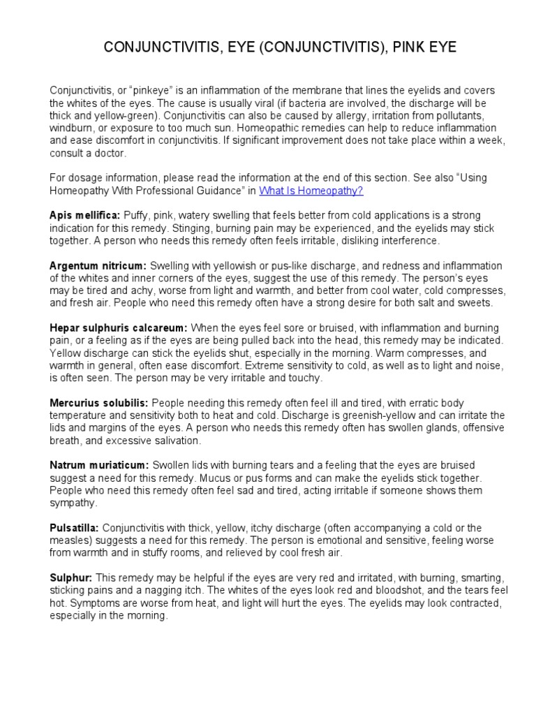 Conjunctivitis, Eye (Conjunctivitis), Pink Eye | PDF | Clinical ...