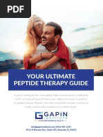 Peptide Cheat Sheet_v3 | PDF | Clinical Medicine | Medical Specialties