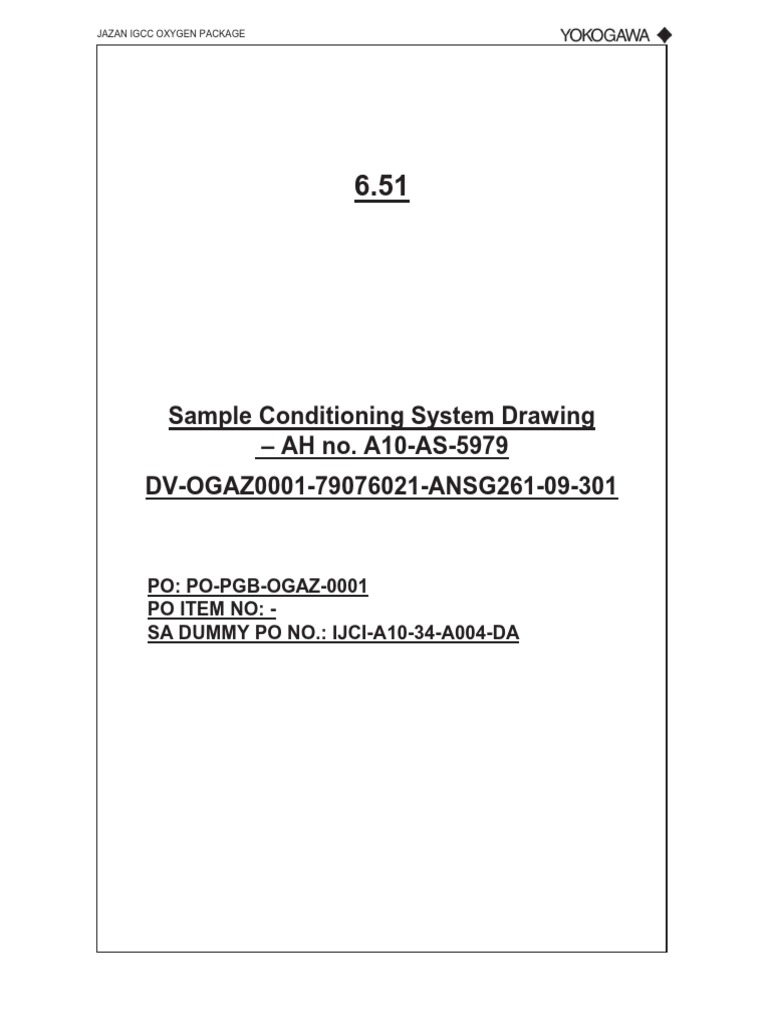 Sampling Conditioning System | PDF | Valve | Pipe (Fluid Conveyance)
