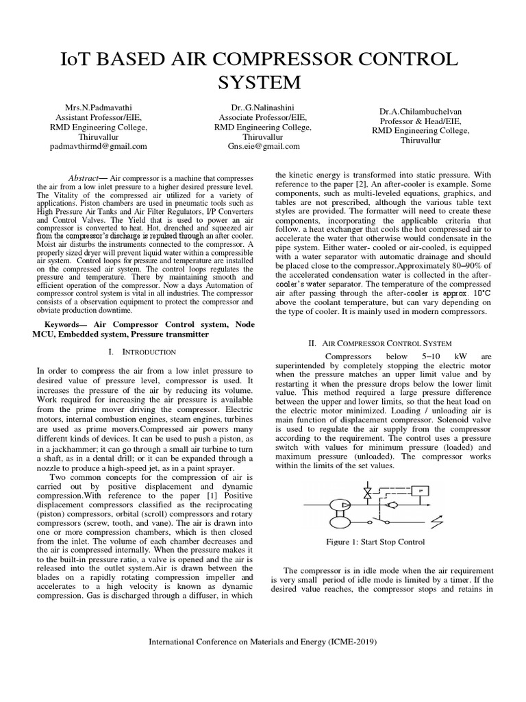 ICME Conference Format Paper Id 103 Updated | PDF | Arduino | Engines