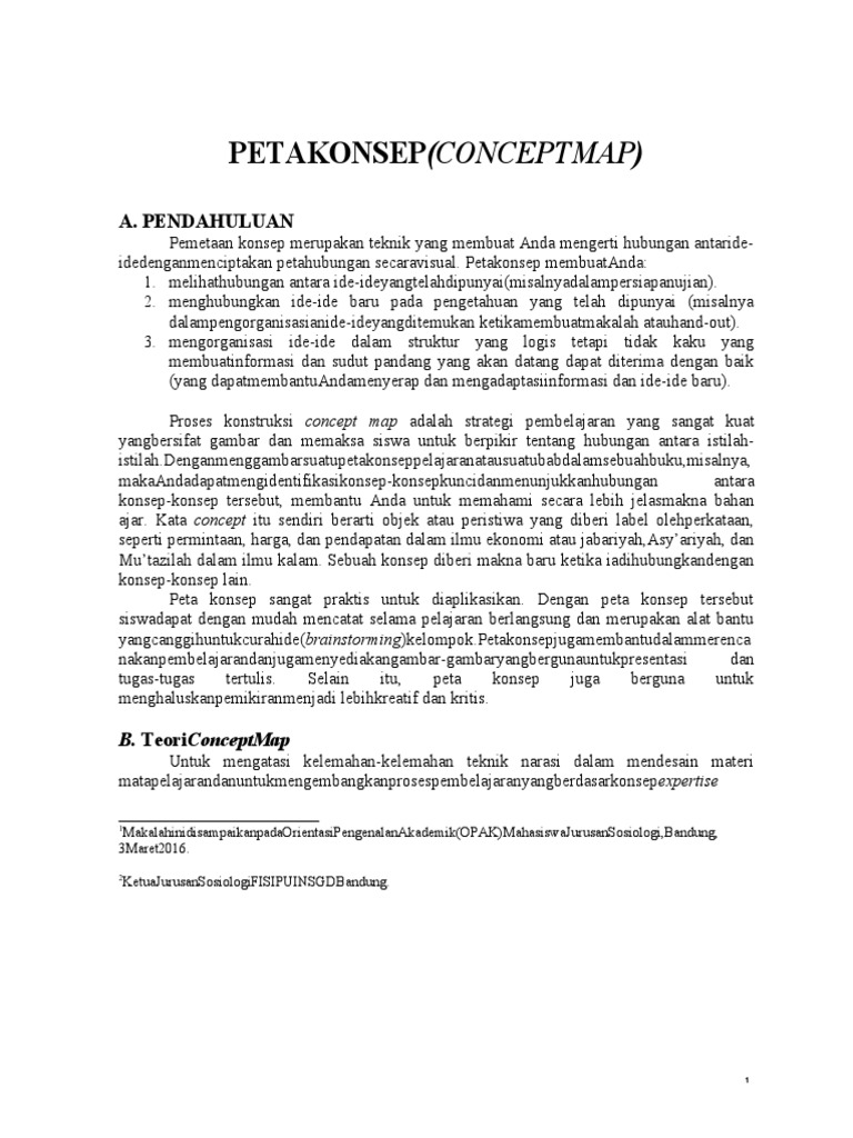Concept Map Terbaru Pdf