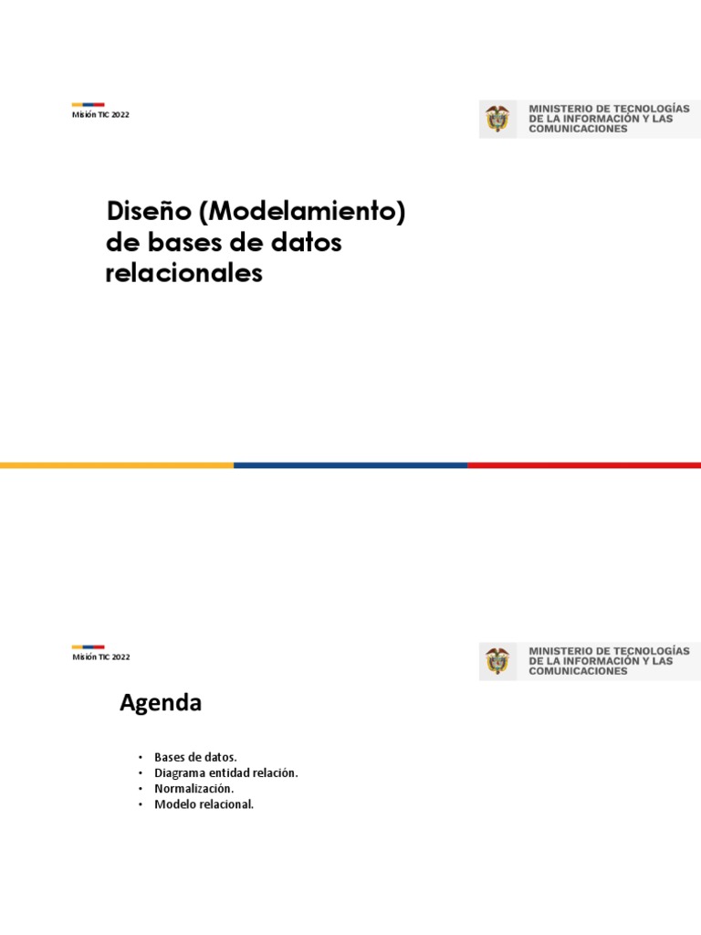 Diseño (Modelamiento) de Bases de Datos Relacionales | PDF | Bases de ...