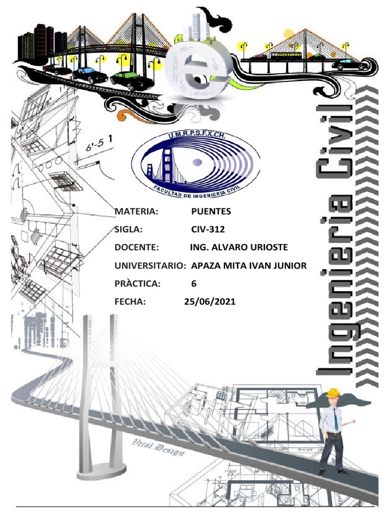 Diseño de un puente losa recto de 10 metros de longitud con dos ...