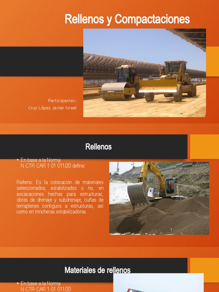 Rellenos y Compactaciones | PDF | Suelo | Agua