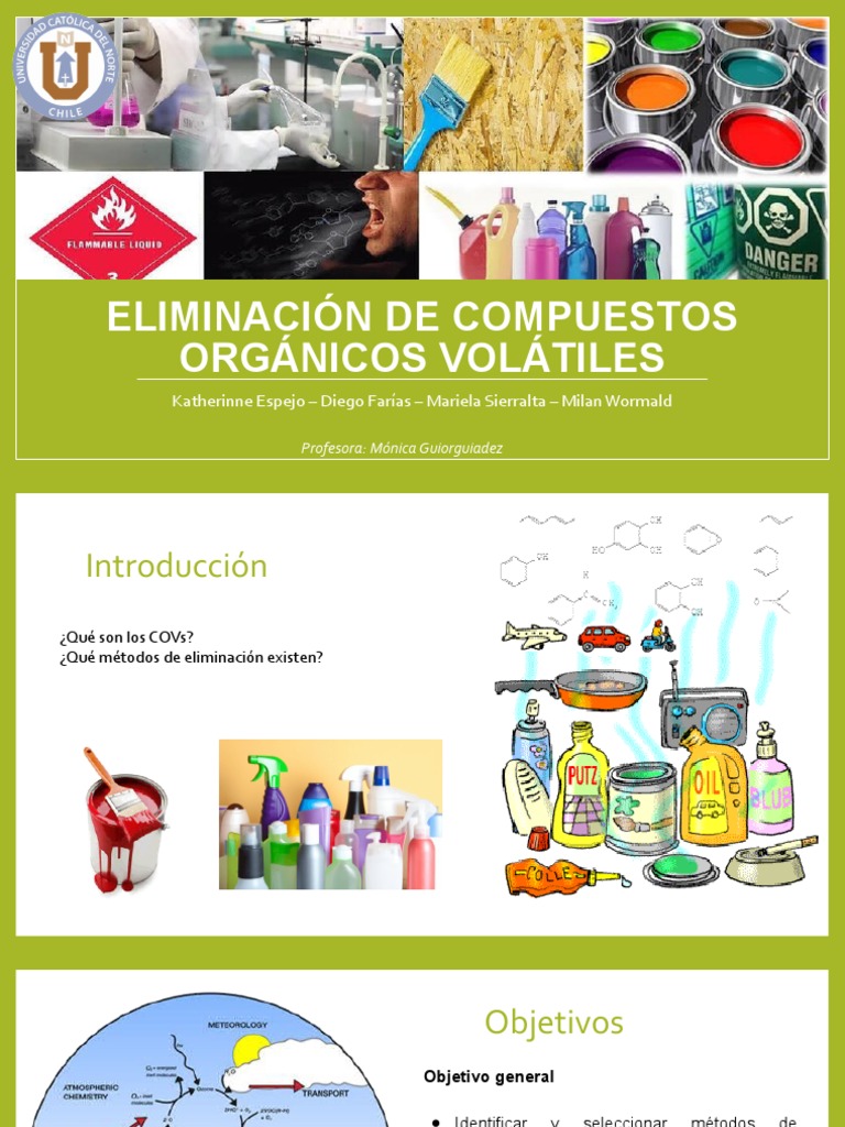 Eliminación de Compuestos Orgánicos Volátiles | PDF | Compuesto ...