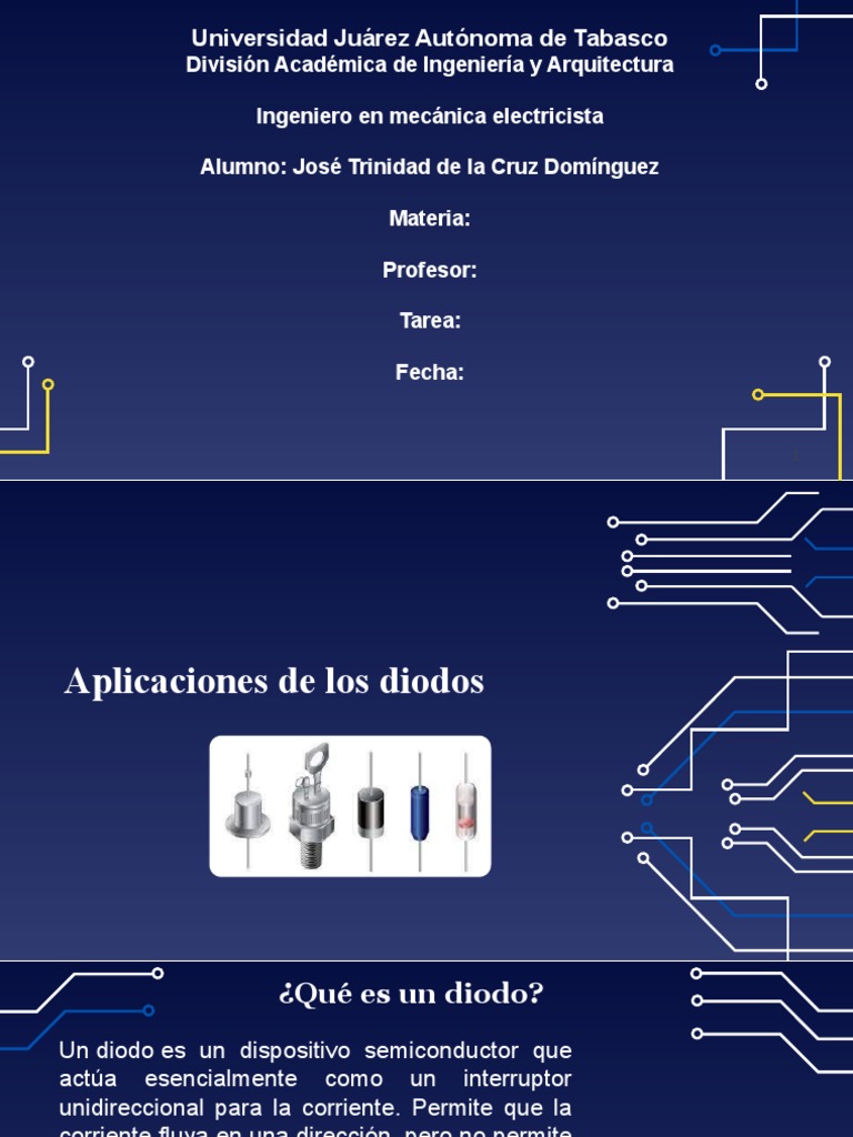 Aplicaciones de Diodos | PDF | Rectificador | Diodo
