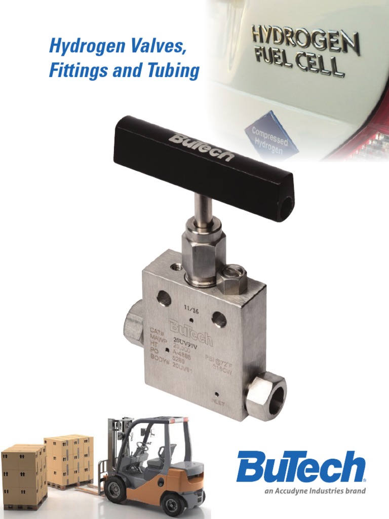 Butech Hydrogen Valves, Fittings & Tubing NEEDLE | PDF | Valve | Pipe ...