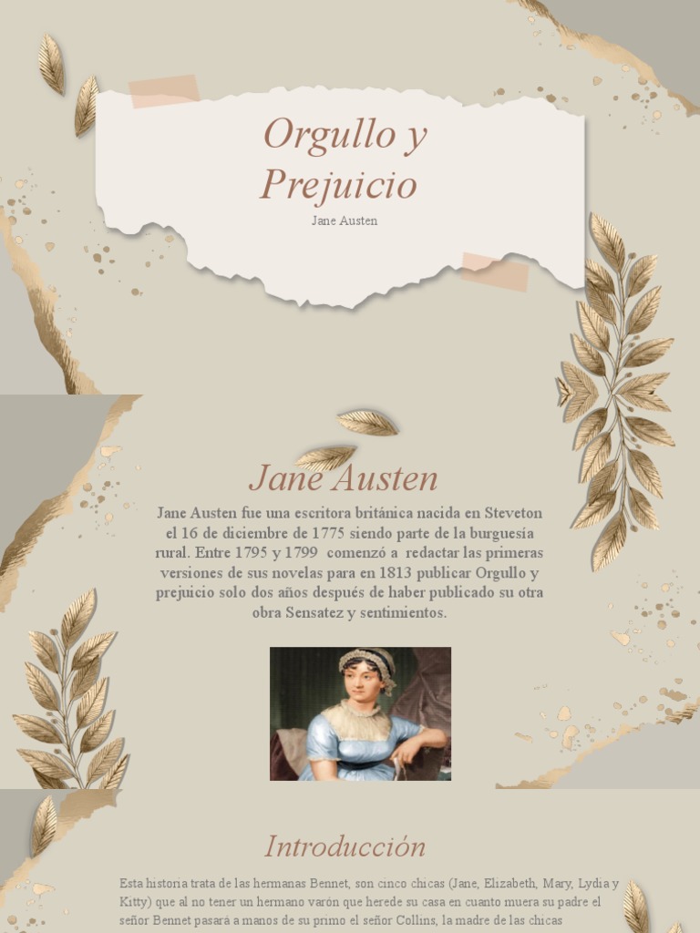 Orgullo y Prejuicio | Descargar gratis PDF | Orgullo y prejuicio ...