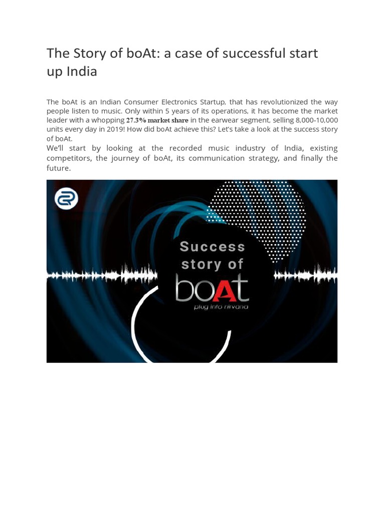 Boat Case Study | PDF | Brand | Smartphone