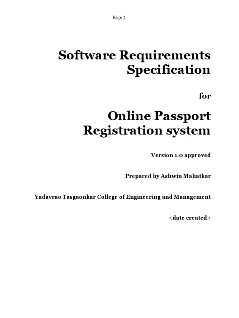 Software Requirements Specification For | PDF | Hypertext Transfer Protocol | World Wide Web