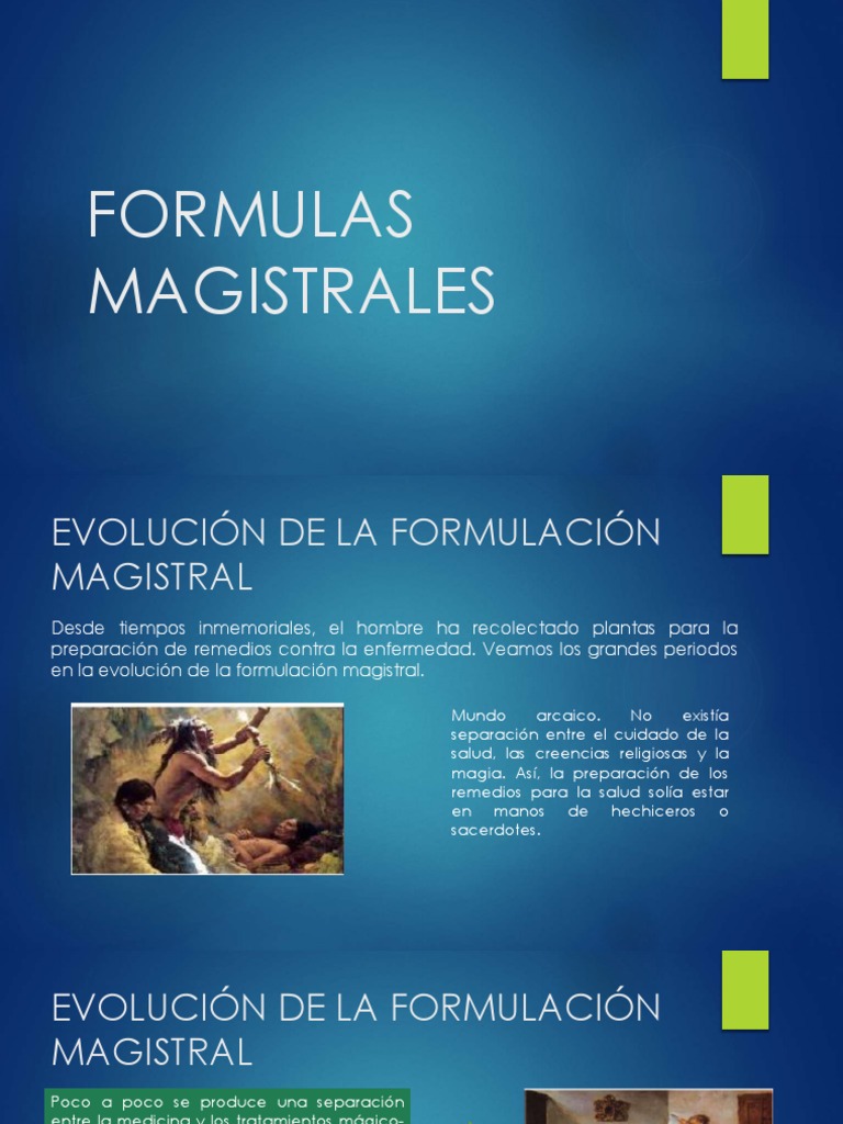 Formulas Magistrales | PDF | Farmacia | Farmacéutico