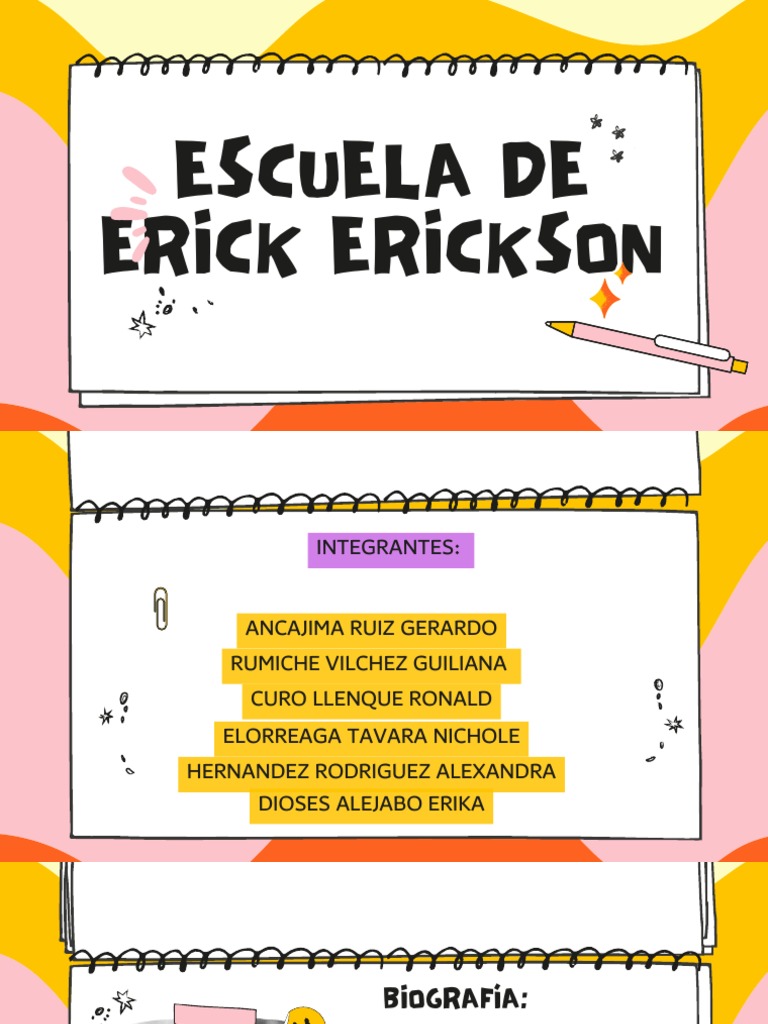 Escuela de Erick Erickson | PDF