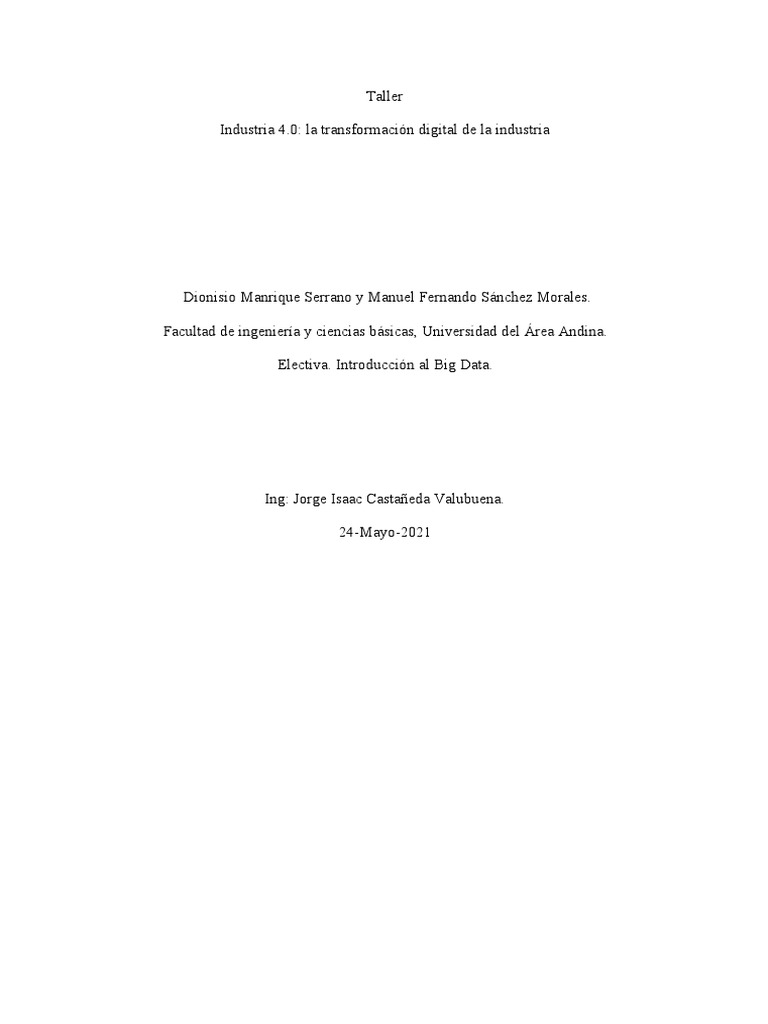 Big Data Eje 4 | PDF | Big Data | Inteligencia artificial