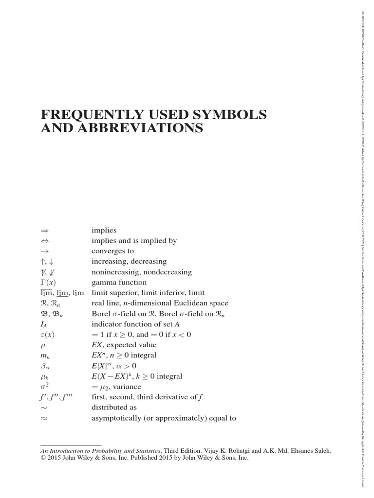 An Introduction To Probability and Statistics - 2015 - Rohatgi ...