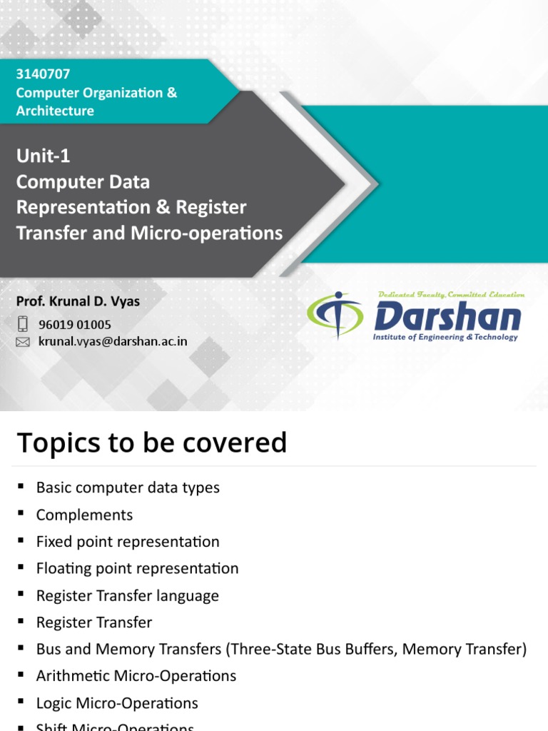 Computer Data Representation and Register Transfer Language | PDF | Logic Gate | Electronic Design