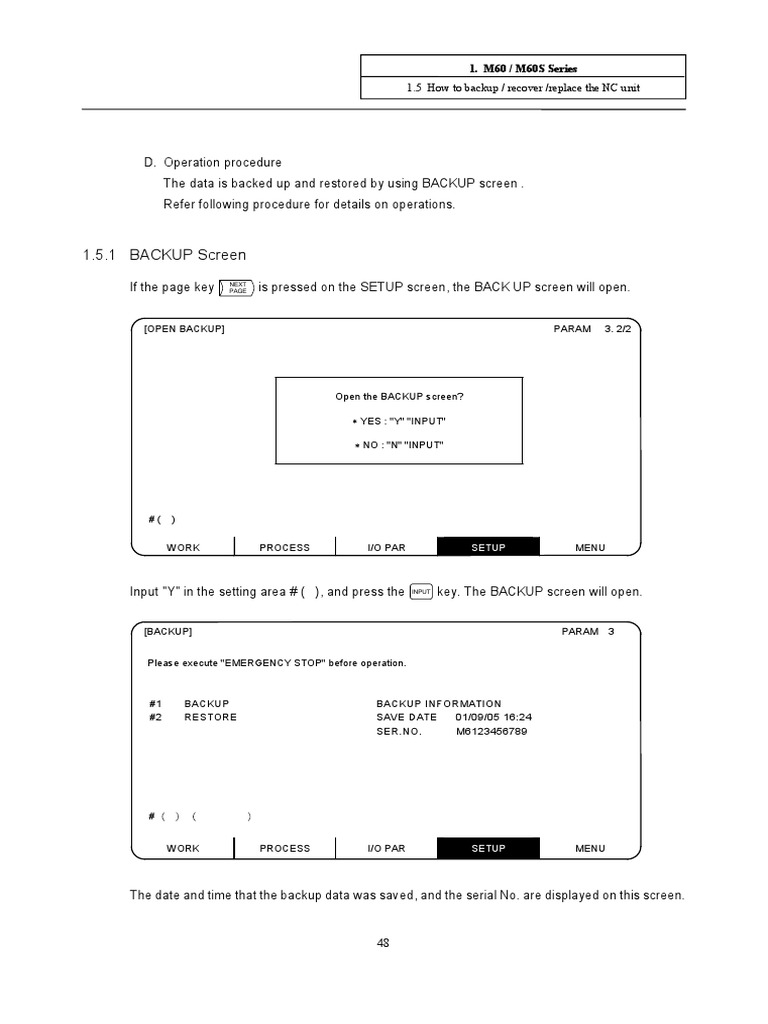 M60S Restaurar | PDF | Data | Computer Data