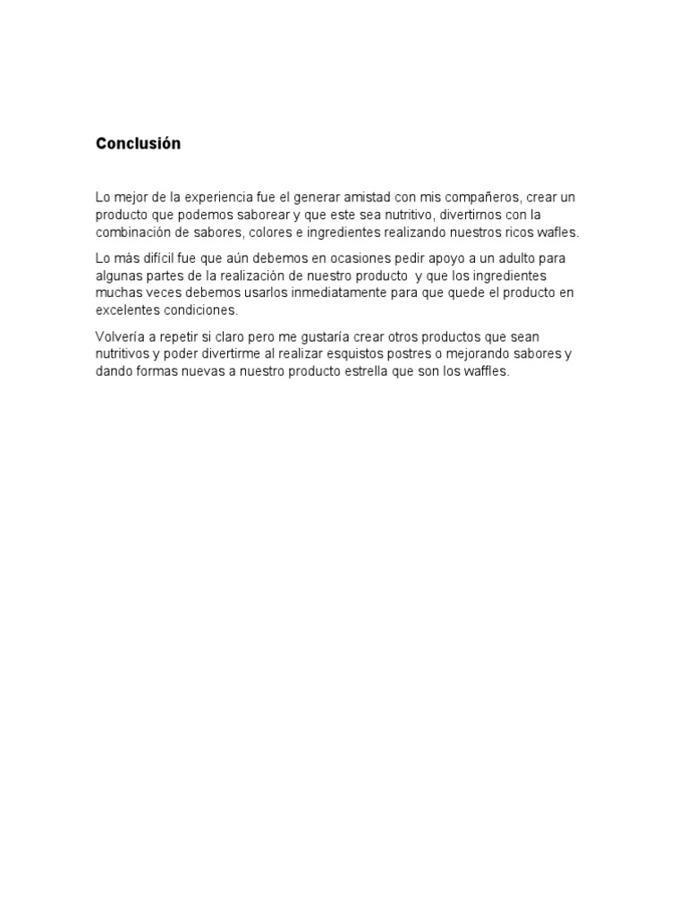 Conclusión Informática | PDF