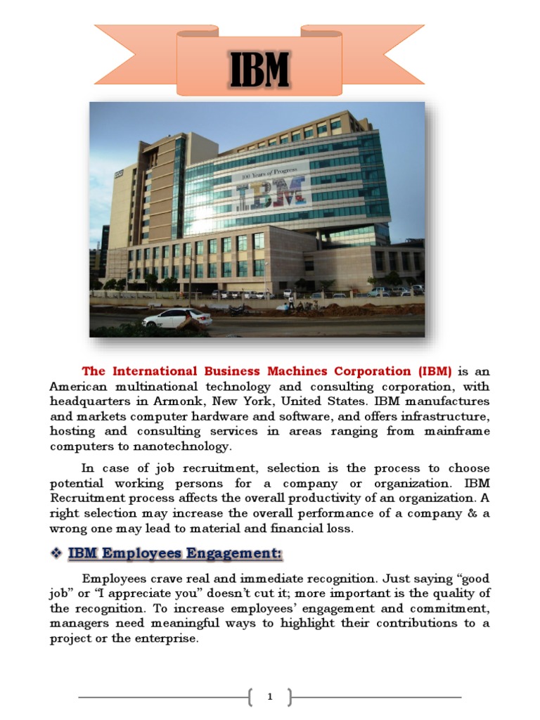 The International Business Machines Corporation (IBM) | Download Free ...