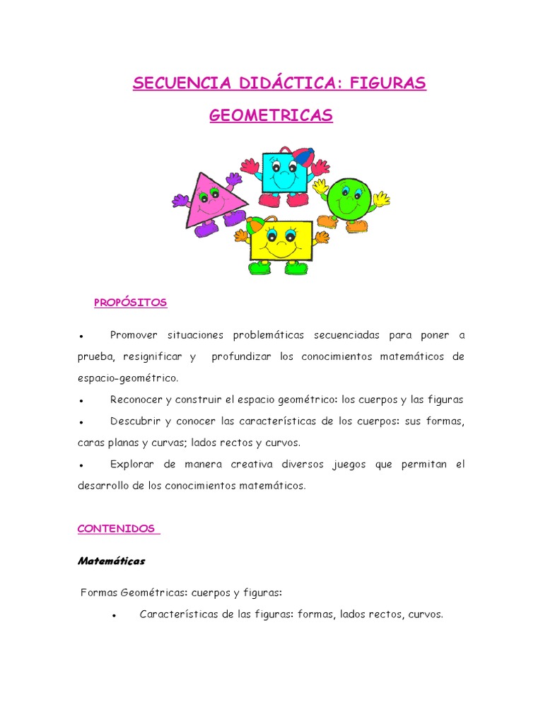 "El Mundo de La Geometría - Figuras y Cuerpos Geométricos" 2022 | PDF ...