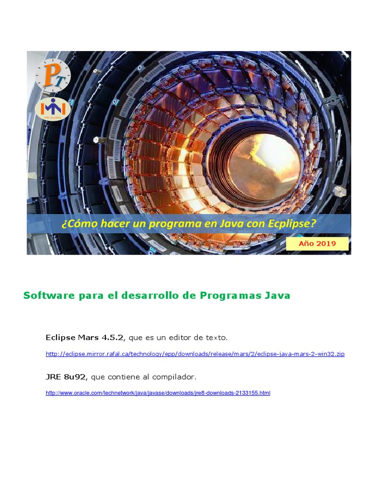 Cómo Hacer Un Programa En Java Con Eclipse 2021 Pdf Java Lenguaje
