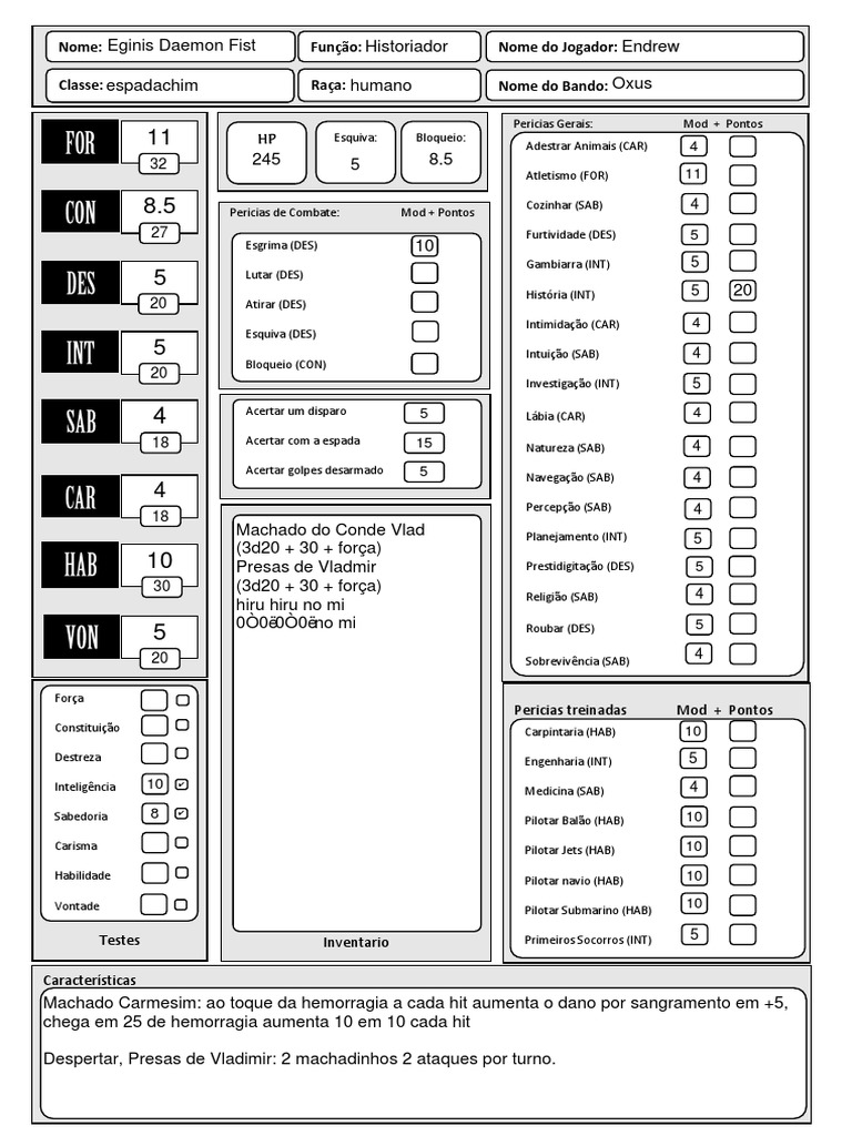 Eginis Daemon Fist Pos Haki Remake | PDF
