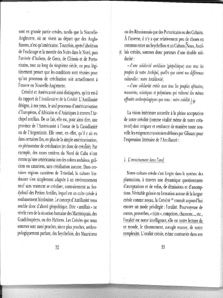 Eloge de La Creolite | PDF