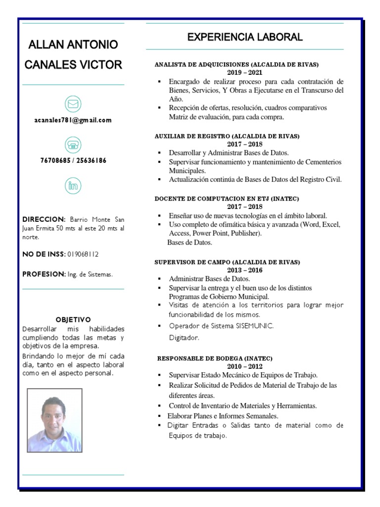 Allan CV | PDF | Informática