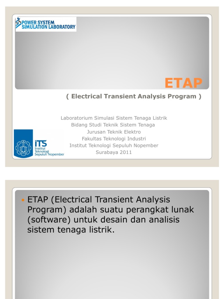 ETAP | PDF