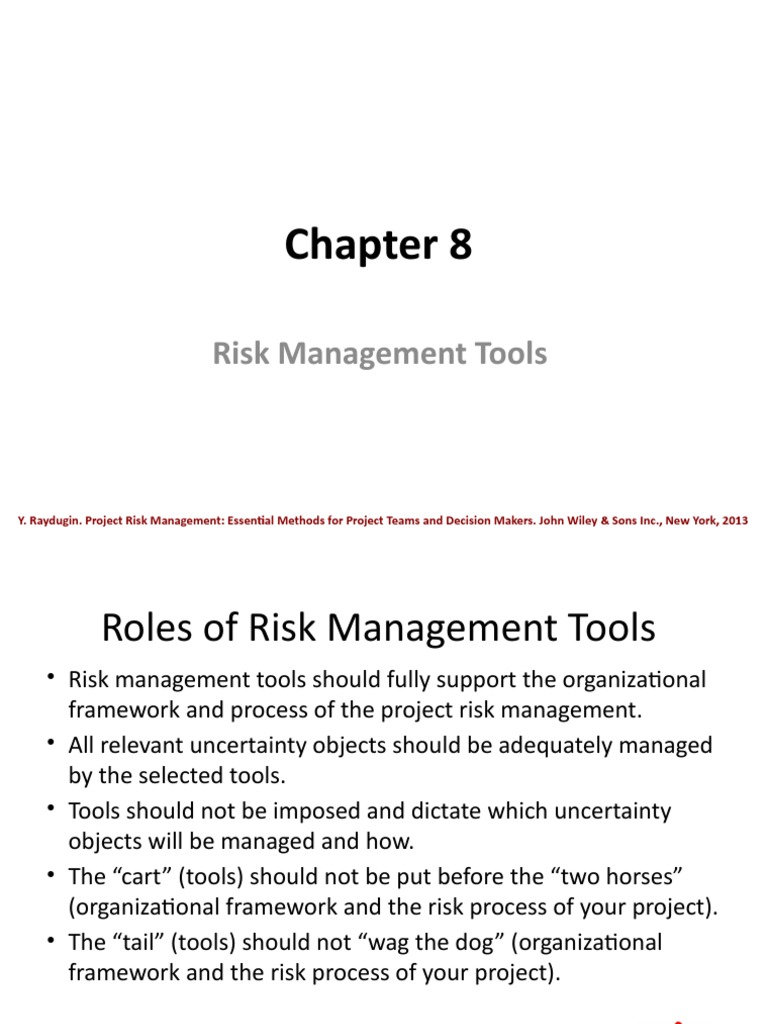 Chapter08 Risk Management Tools | PDF | Risk | Risk Management