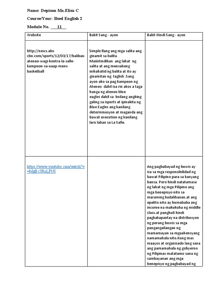 Pop Culture Module 11 | PDF