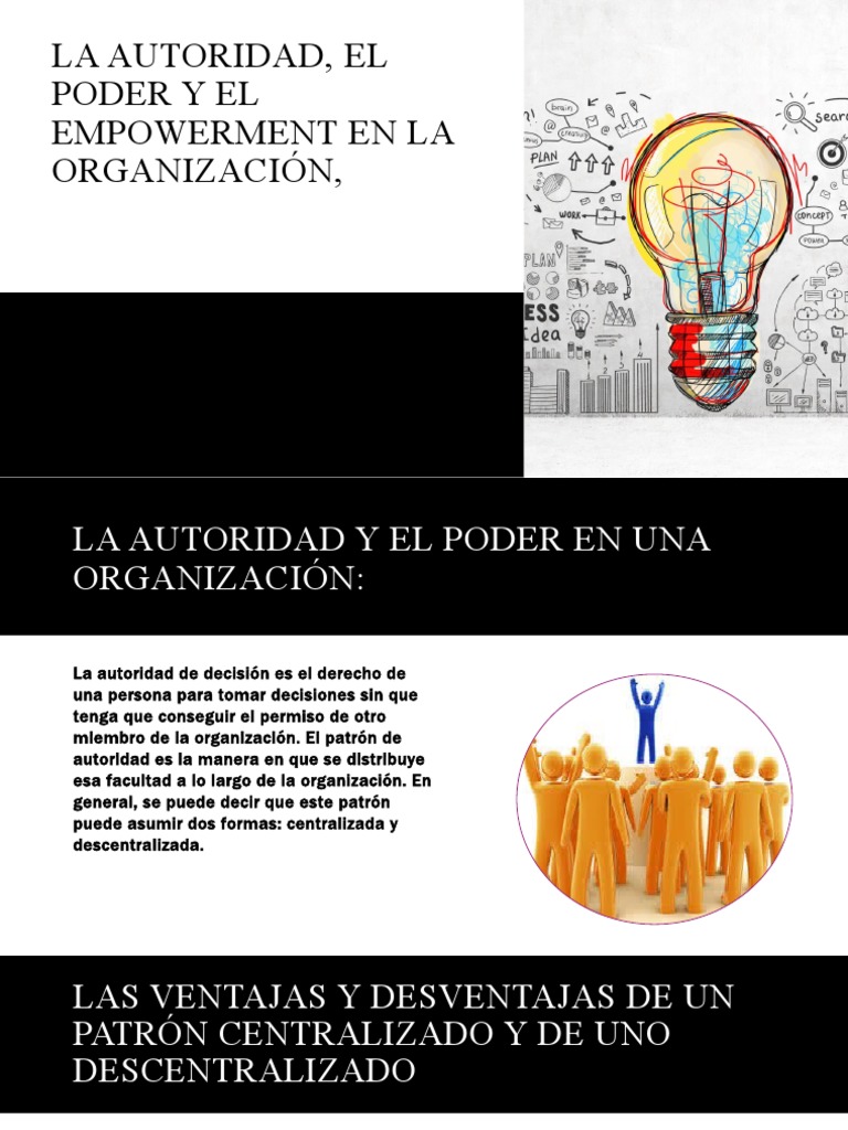 Poder y Desventajas del Empowerment | PDF | Empoderamiento | Toma de ...