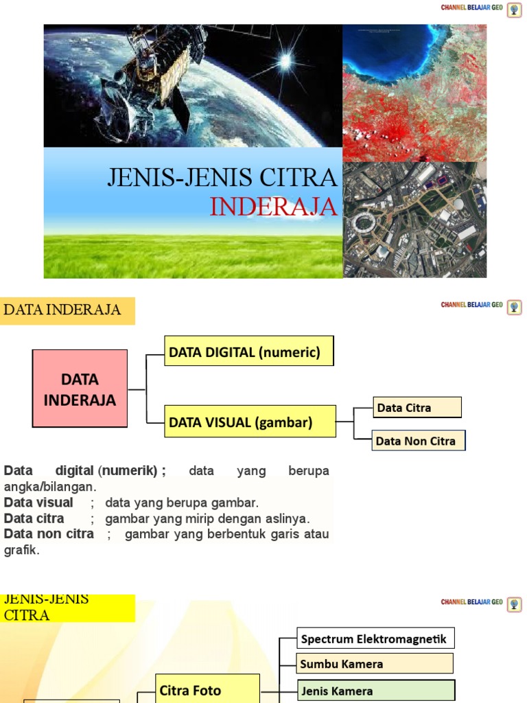 X. 2. 6. Jenis-Jenis Citra Inderaja | PDF