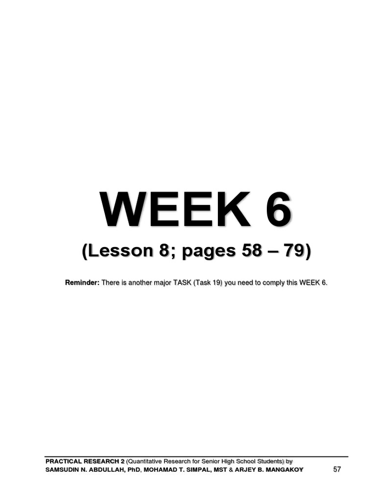 PR 2 Week 6 | PDF | Teachers | Curriculum
