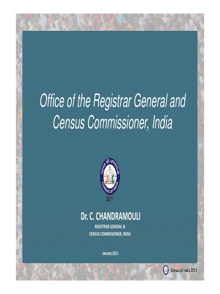Census of India 2011-Census of India 2011, National Population Register ...