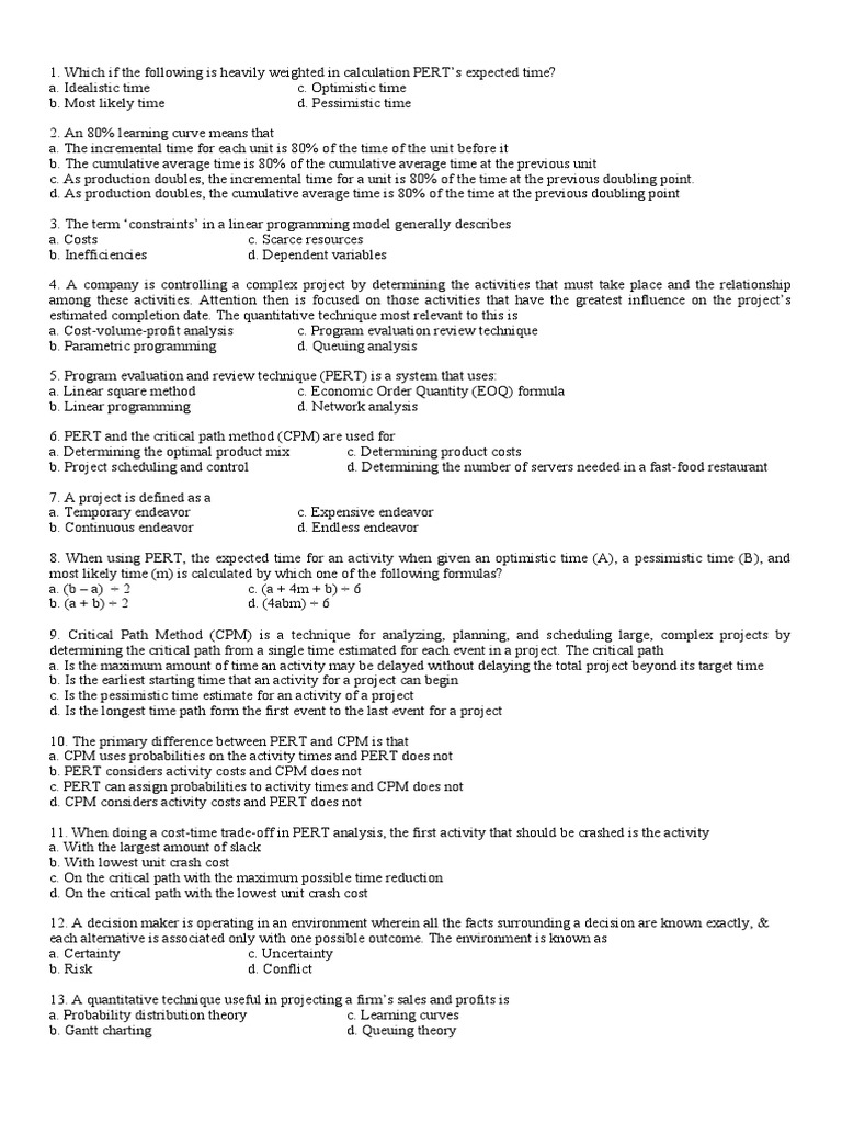 Quantitative Techniques - Theories Part 2 | PDF | Mathematical Optimization | Linear Programming