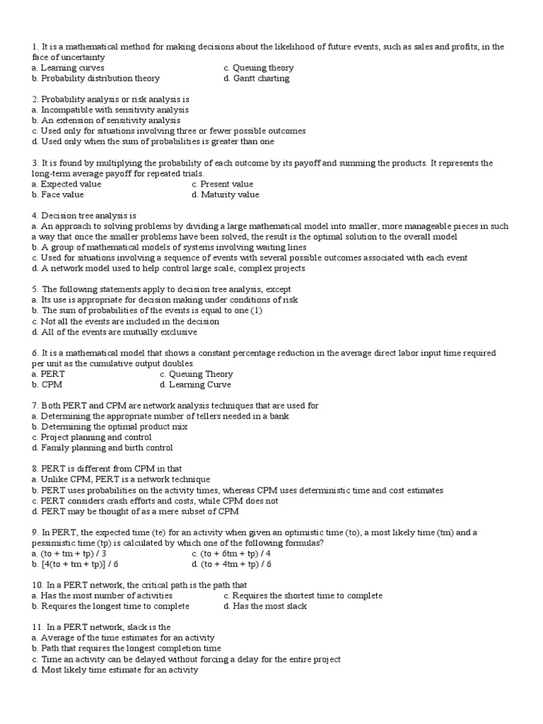 Quantitative Techniques - Theories Part 1 | PDF | Linear Programming | Mathematical Optimization
