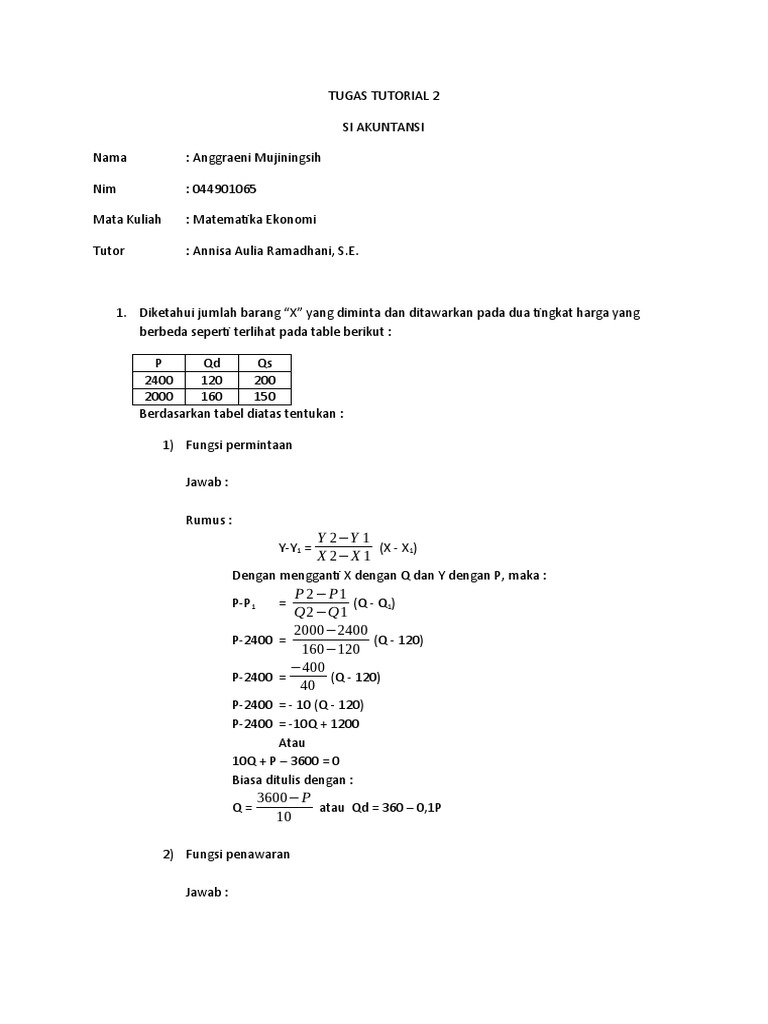 Tugas Tutorial 2 | PDF