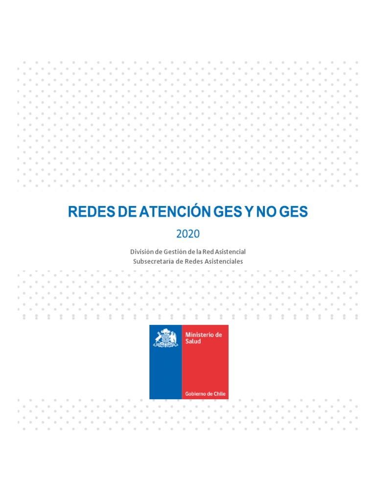 Redes Ges y No Ges 2020 | PDF | Hospital | Calidad (comercial)