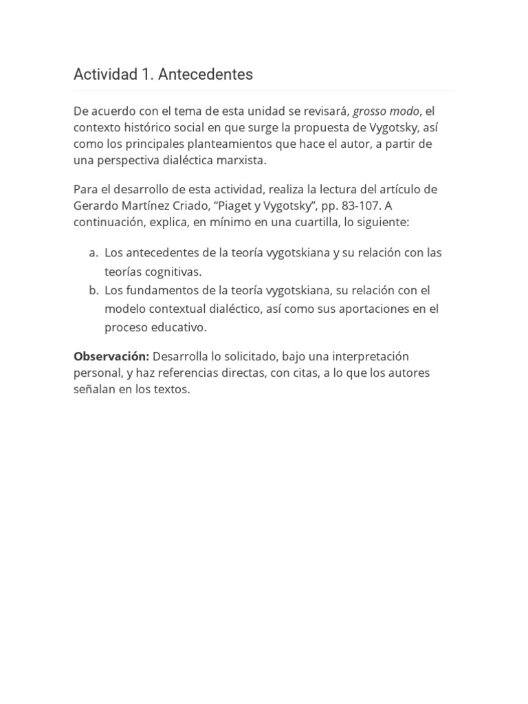Actividad 1 Unidad 5 | PDF