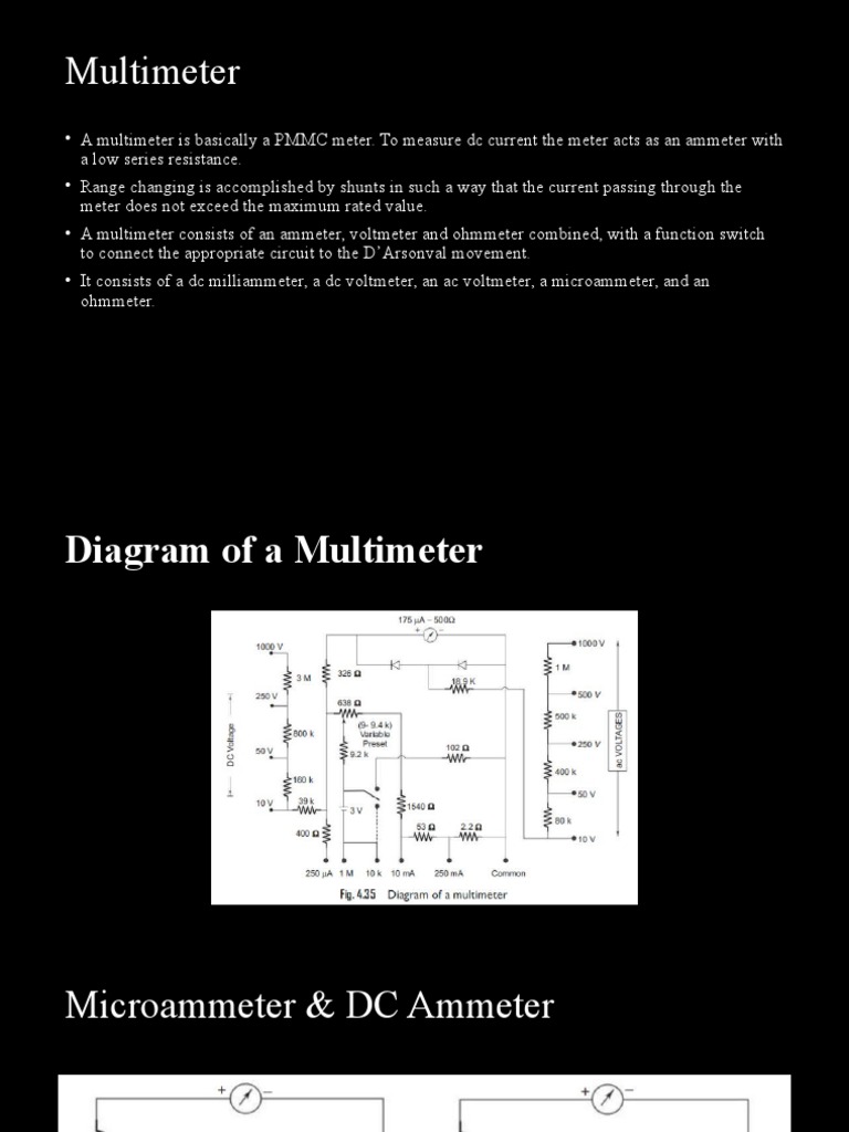 Multimeter Usage and Functions Guide | PDF | Computers | Technology ...