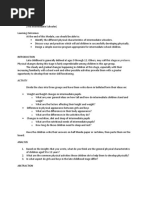 Lesson Plan | PDF | Puberty | Adolescence