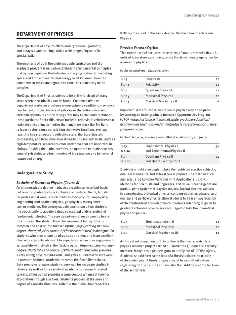 Physics Mit Catalog | Download Free PDF | Quantum Mechanics ...
