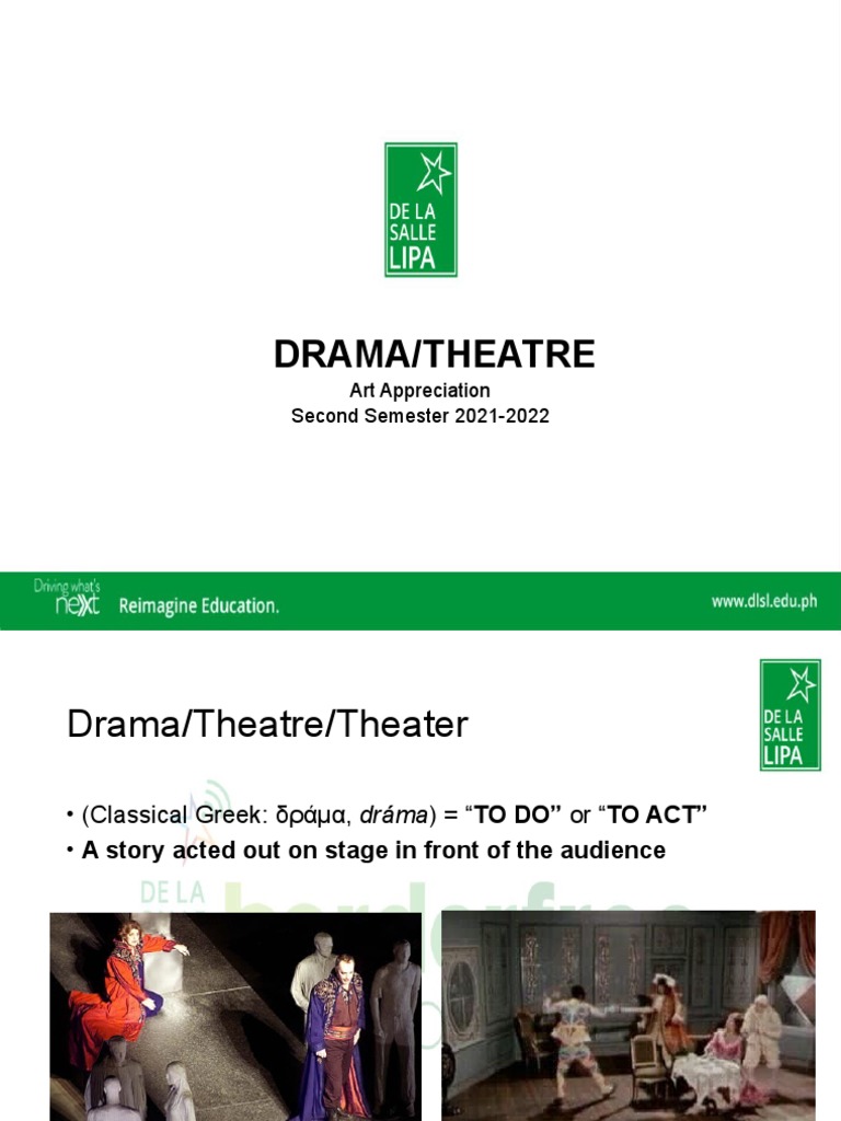 Elements of Drama - 2sem21-22 | PDF