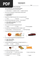 worksheet-GRADE 1 - Miyembro NG Pamilya - AP | PDF