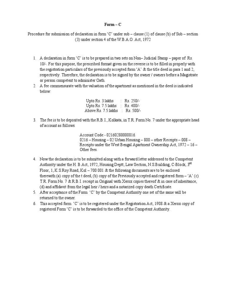 Form C | PDF