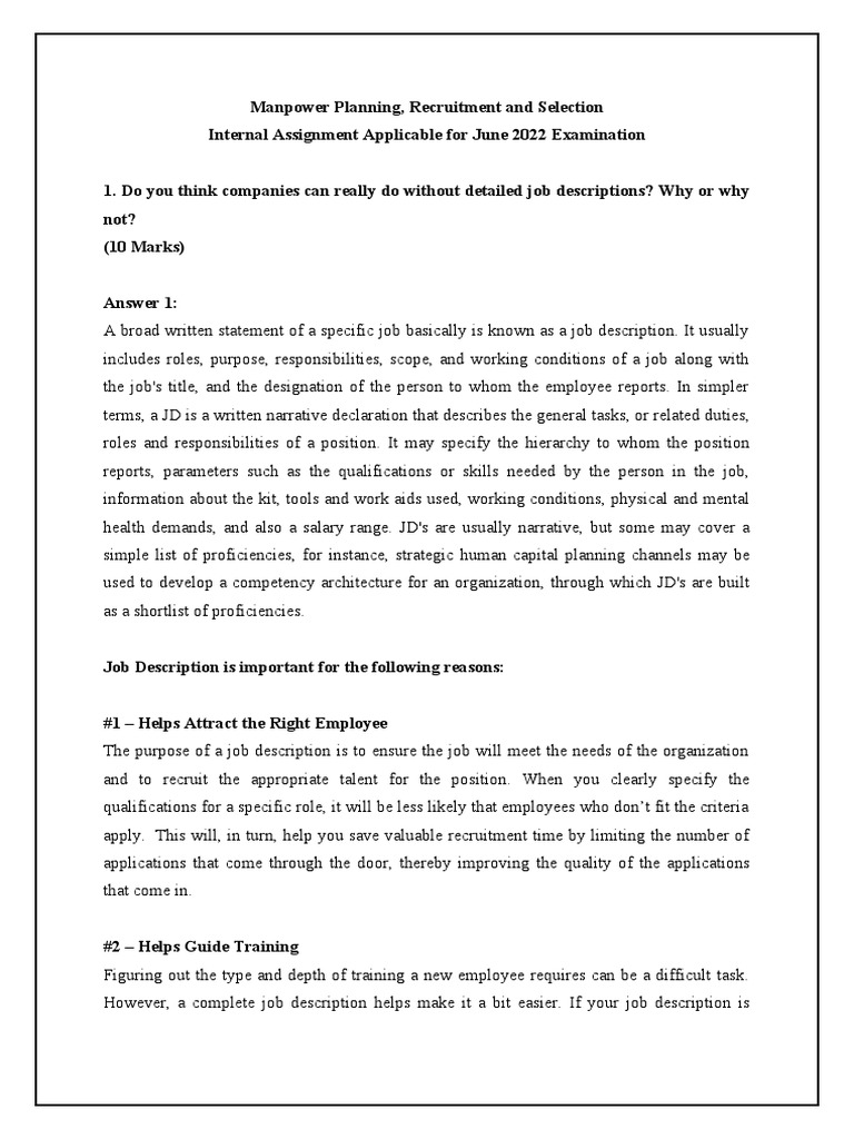 Manpower Planning JUNE 2022 | PDF | Performance Appraisal | Workplace