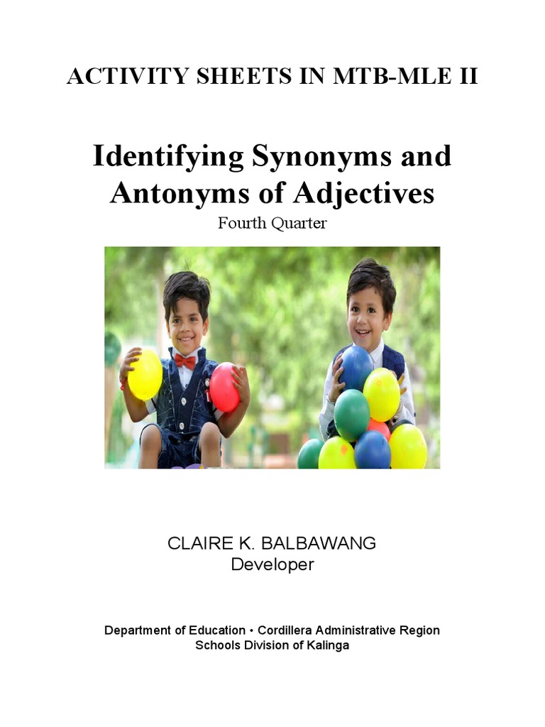 Activity Sheet MTB Mle Q4 | PDF | Cognitive Science | Learning